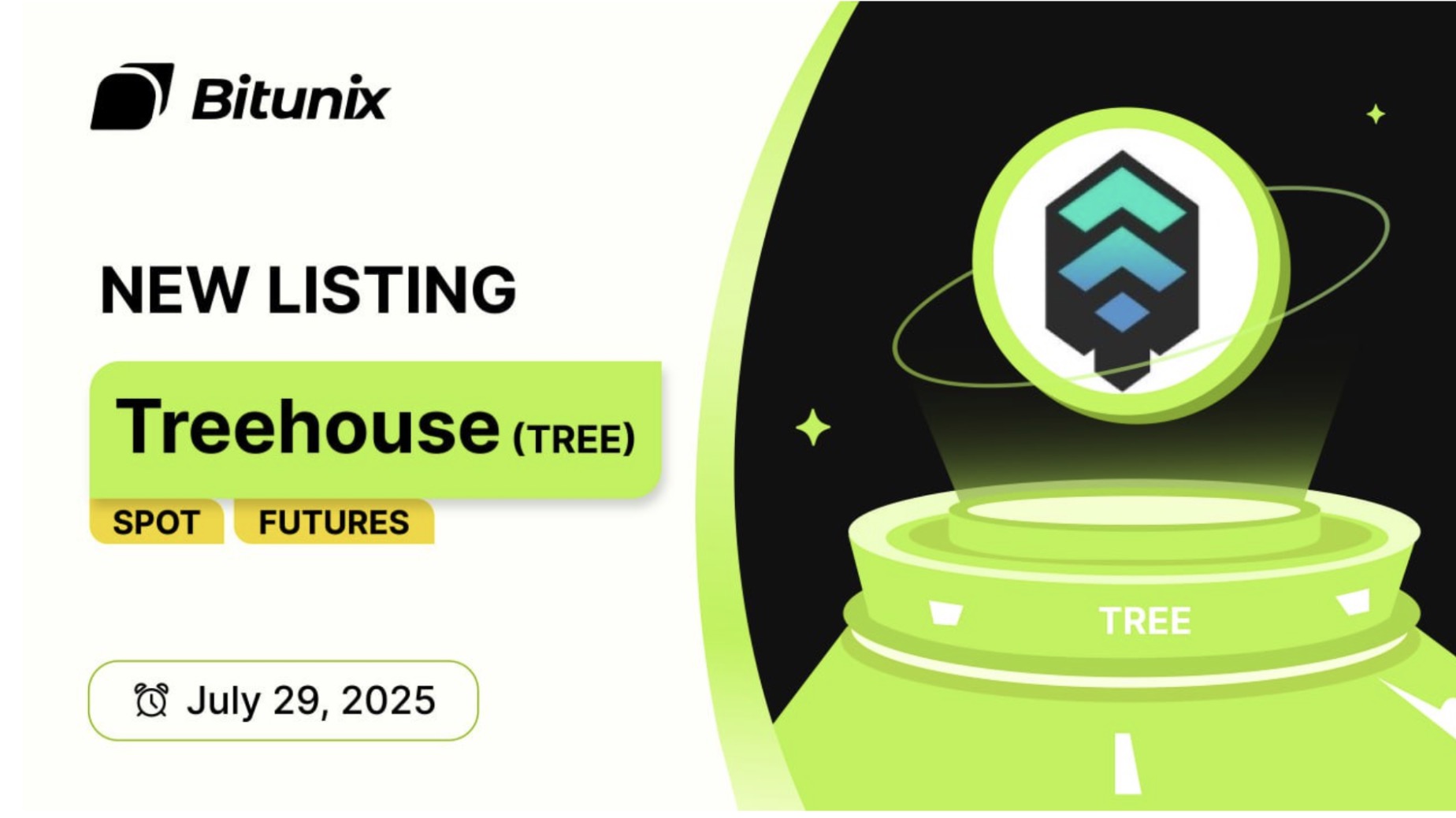 Bitunix Lists Treehouse (TREE), The Protocol Redefining Fixed Income In Crypto