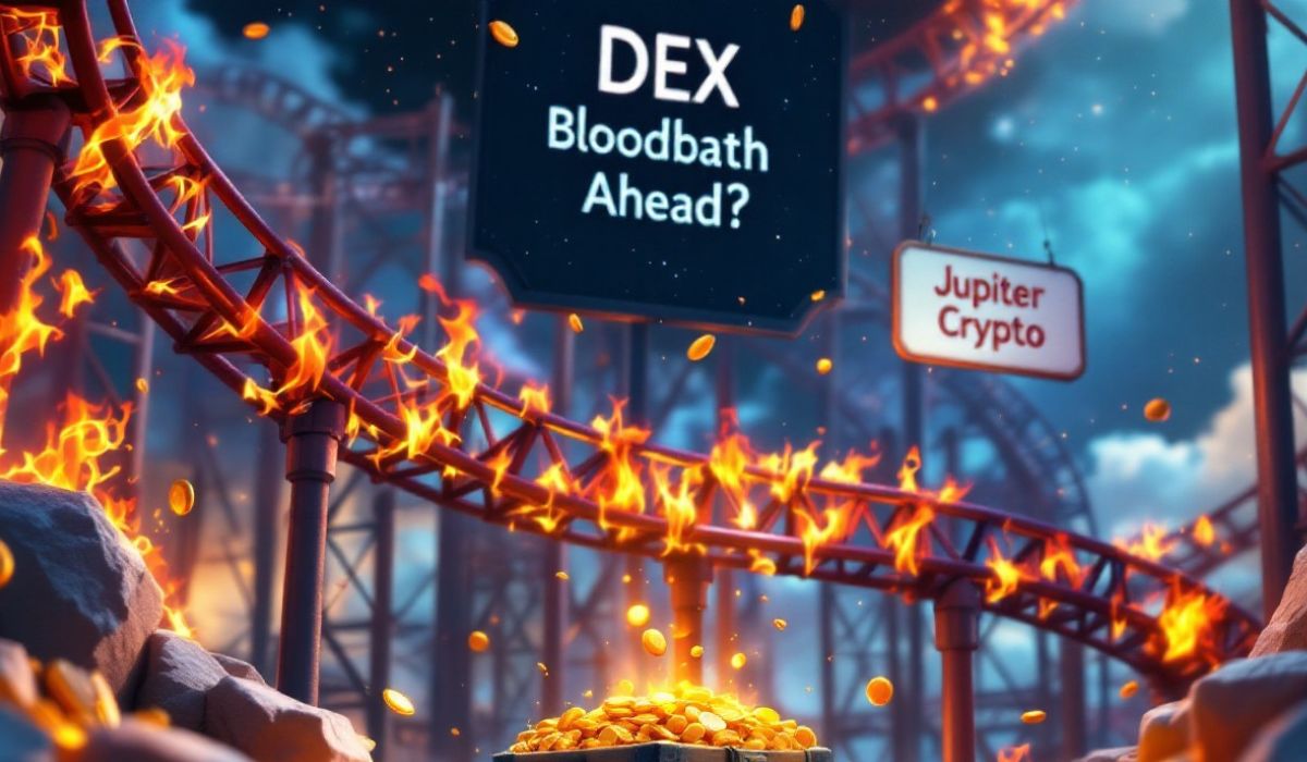 DEX Bloodbath Ahead? Jupiter Crypto Slumps 60% From ATH—Is This Dip A Golden Entry?
